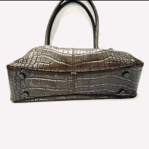 Monsac | Bags | Monsac Large Brown Bag With Croc Print Detail New ...
